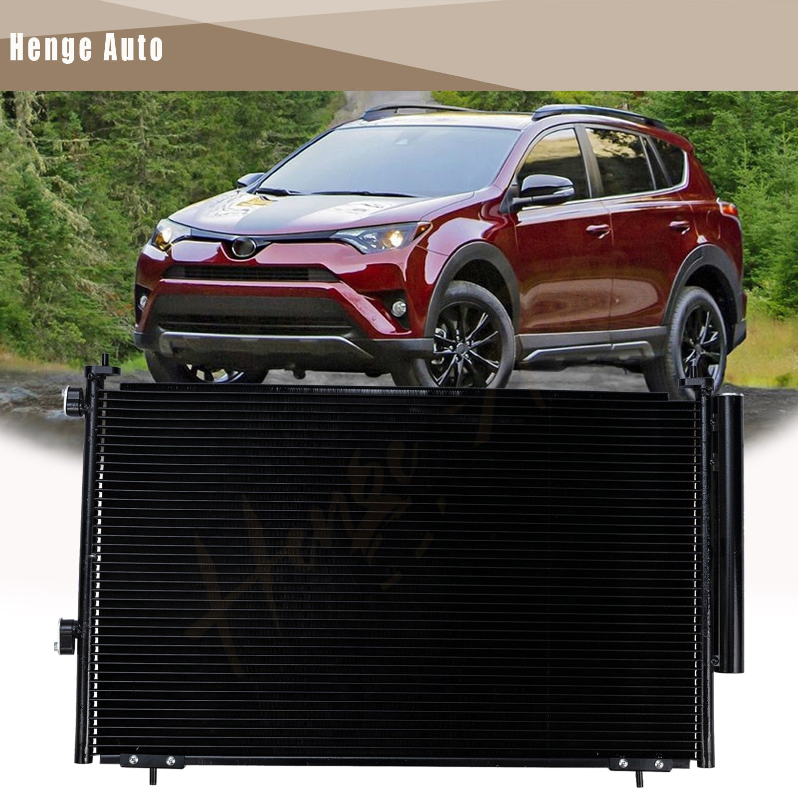 AC Condenser Aluminum For 2013-2018 Toyota RAV4 Fits 4232 884600R030 8 ...