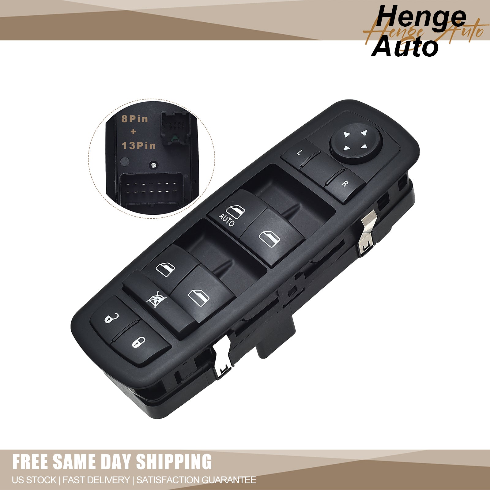 Master Power Window Switch Fit for 2011-2016 Dodge Journey 68084001AB ...